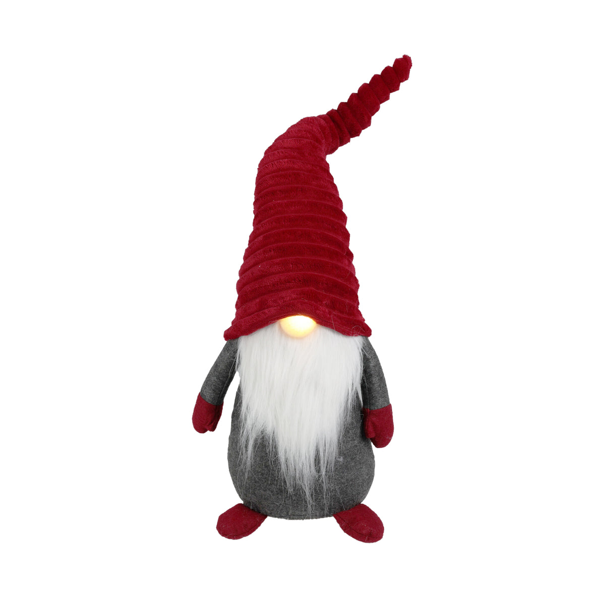 Christmas Gnome Burgundy Statue (57cm) – Grandiflora