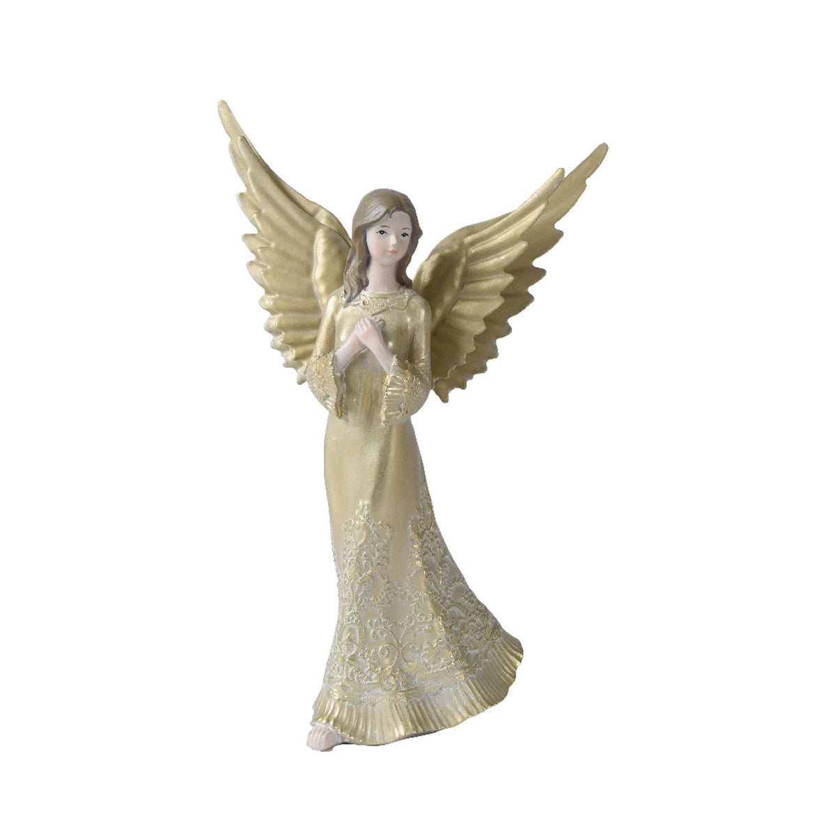 Angel With Hands Crossed 7X7.5X18Cm – Grandiflora